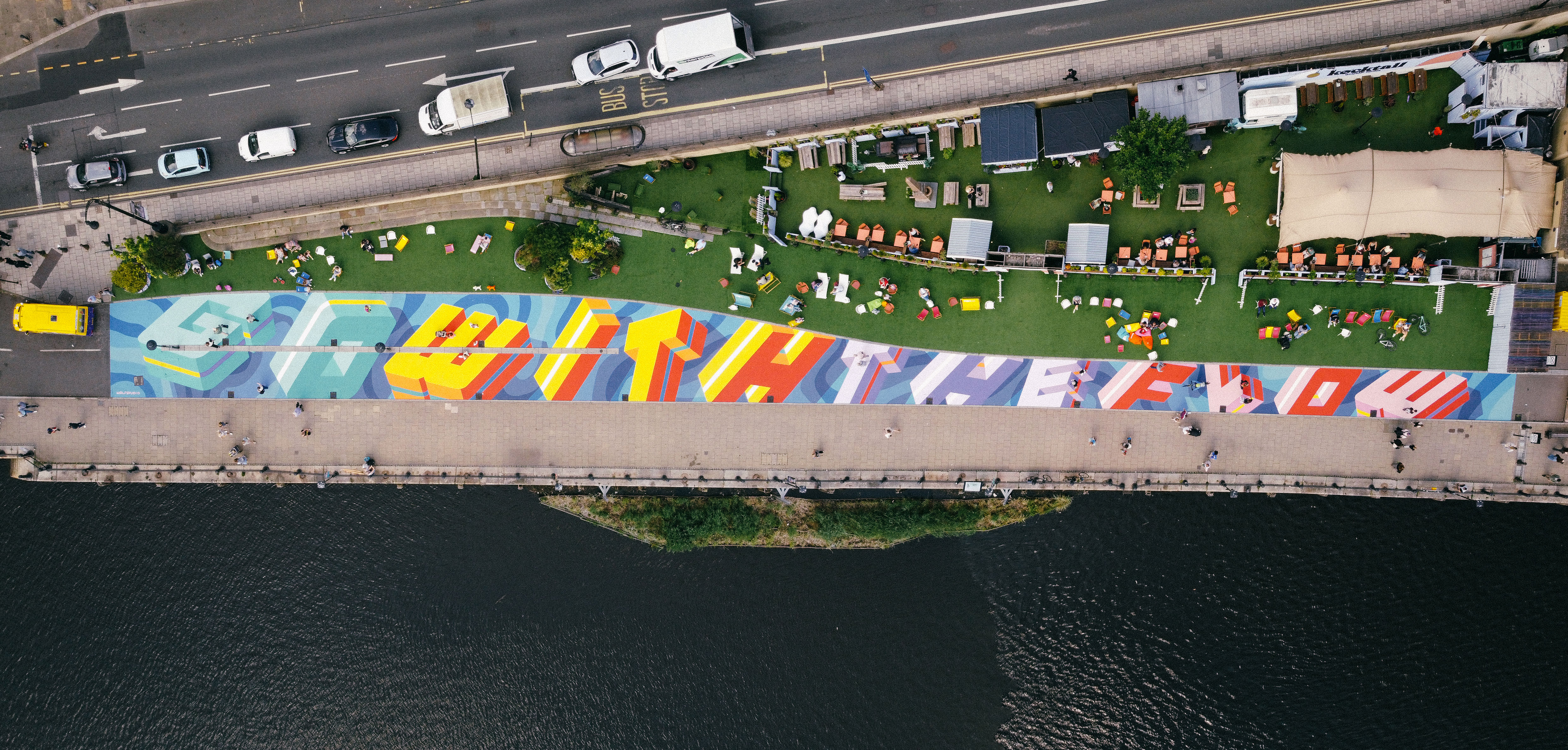 We designed the Quayside's newest mural and the spirit of the city ...