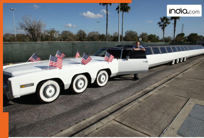 World’s longest car has mini-golf course, helipad, swimming pool; was ...