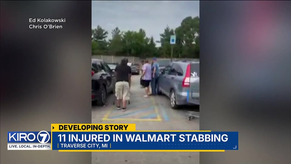 VIDEO: 11 injured in Walmart Stabbing