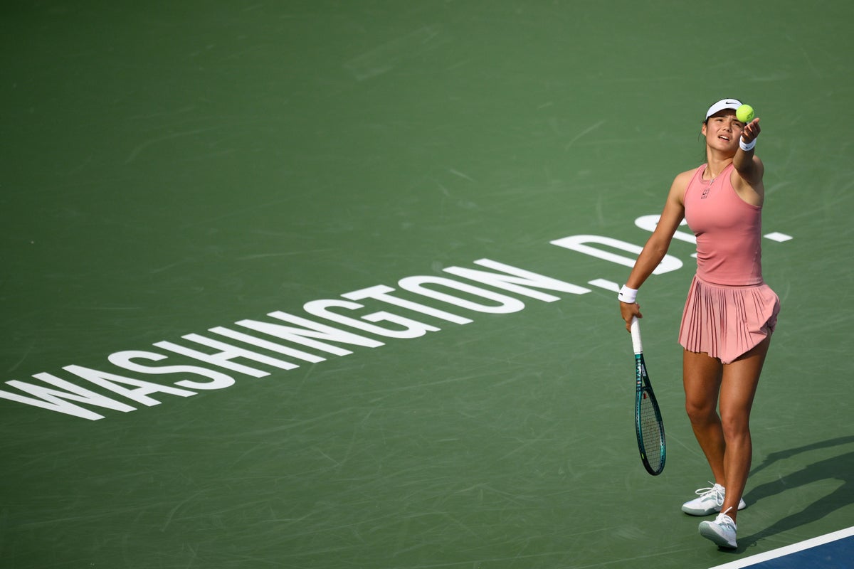 Emma Raducanu exits Washington Open with semi-final loss to Anna Kalinskaya
