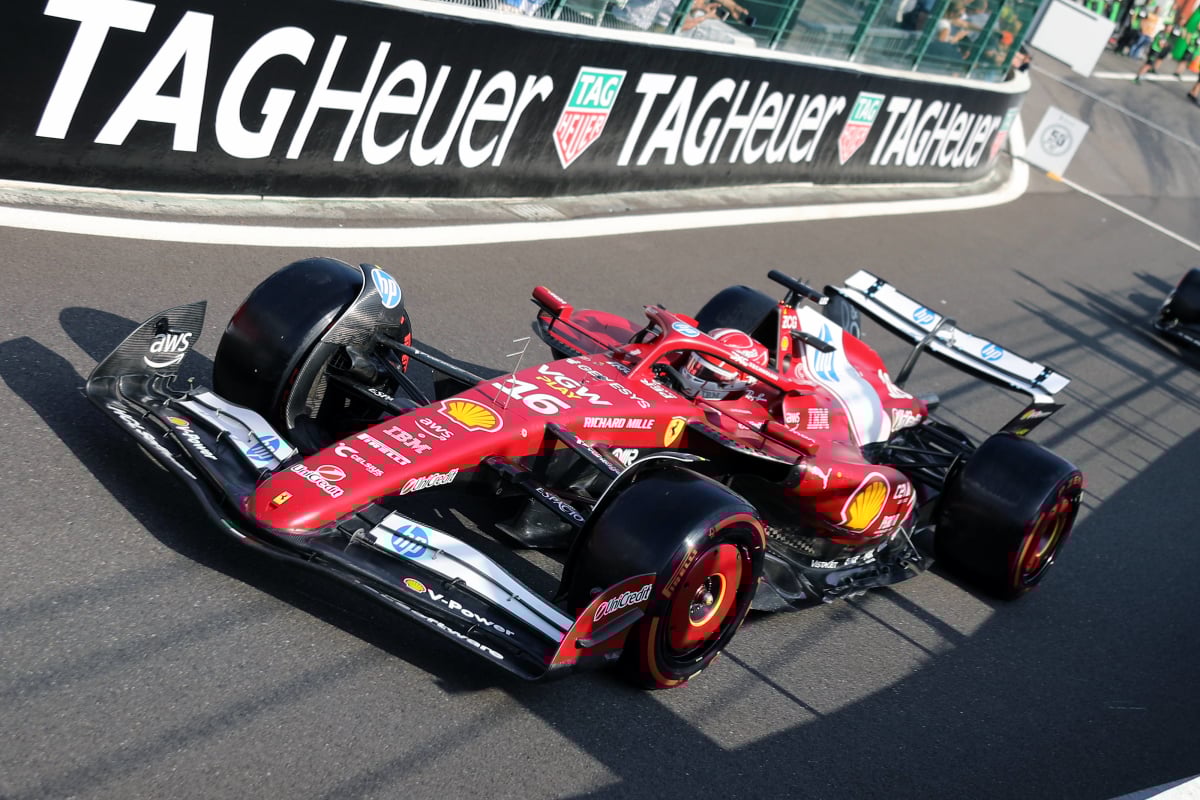 F1 2025 Belgian Grand Prix starting grid with LATE penalties applied