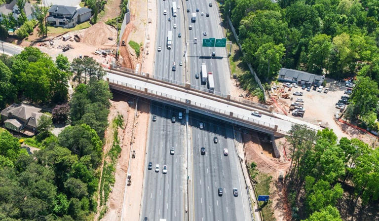 Overnight lane closures on I-285 for sign work until Aug. 10