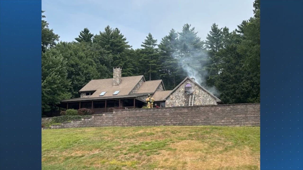 Fire crews quickly extinguish garage fire at Ludlow residence