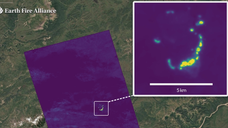 First images released from new satellite aimed at wildfire detection