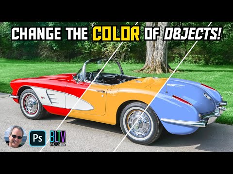Photoshop: Best Way to Change COLORS of Objects!