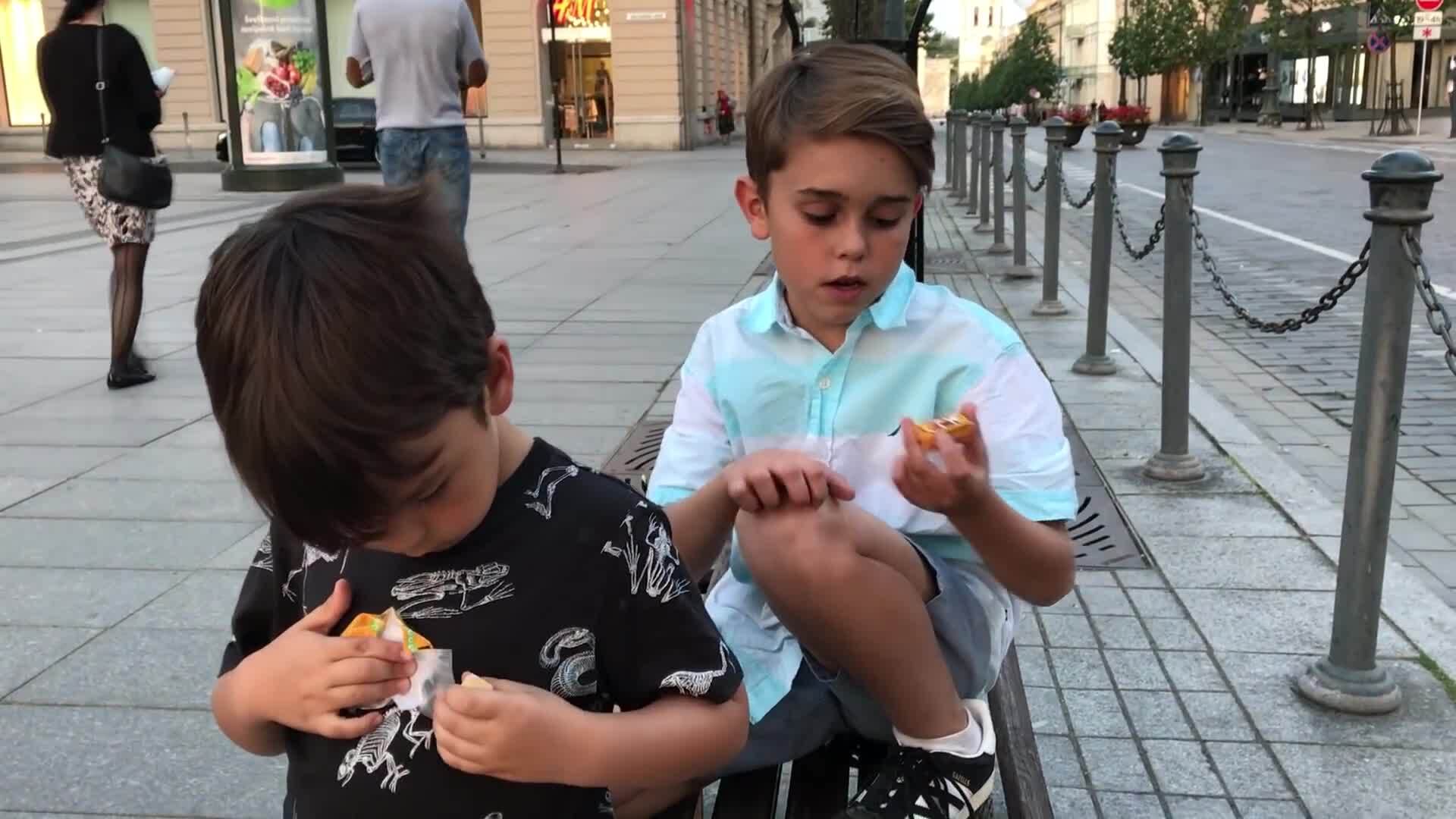 American Kids Try Lithuanian Candy for the First Time