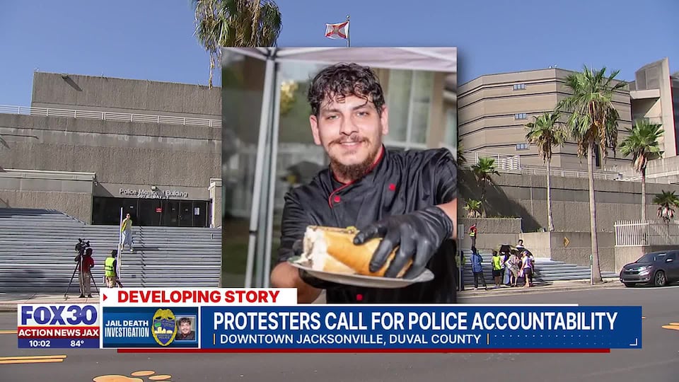 Protesters demand justice outside Duval County Jail amid ongoing calls ...