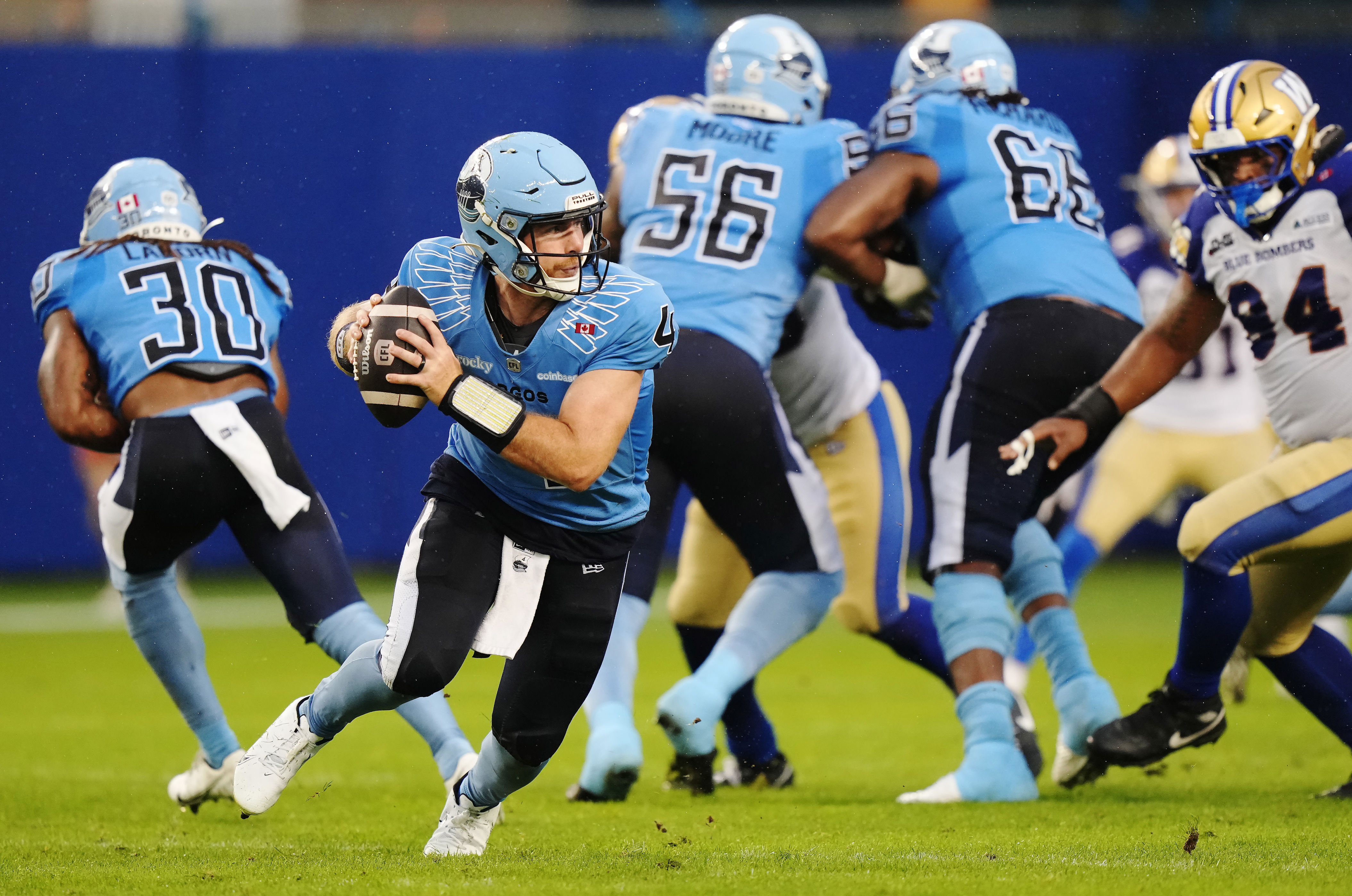 Arbuckle leads Argos to first home win of season