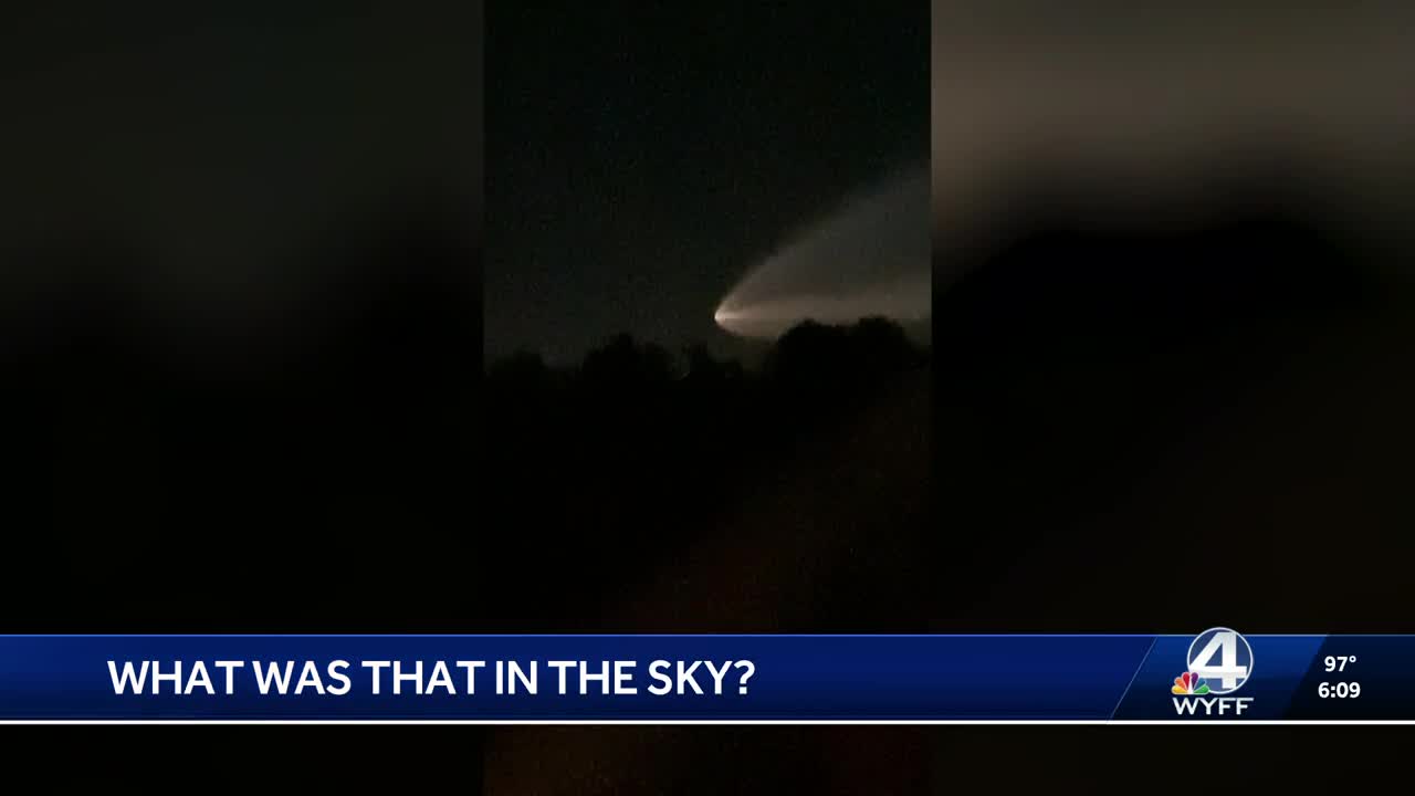 What was in the sky this morning?