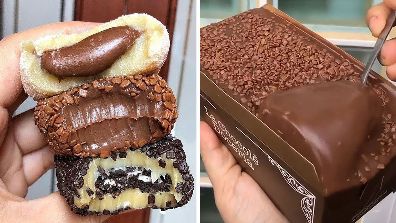 Met Chocolade Gevulde Mochi & Zachte Dessertbox | Satisfying Cake Compilation