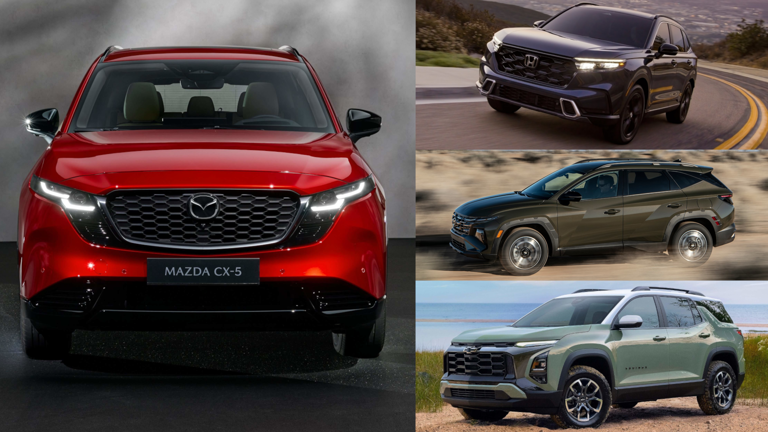 Mazda CX-5 vs Honda CR-V, Hyundai Tucson, Chevrolet Equinox: Ultimate ...