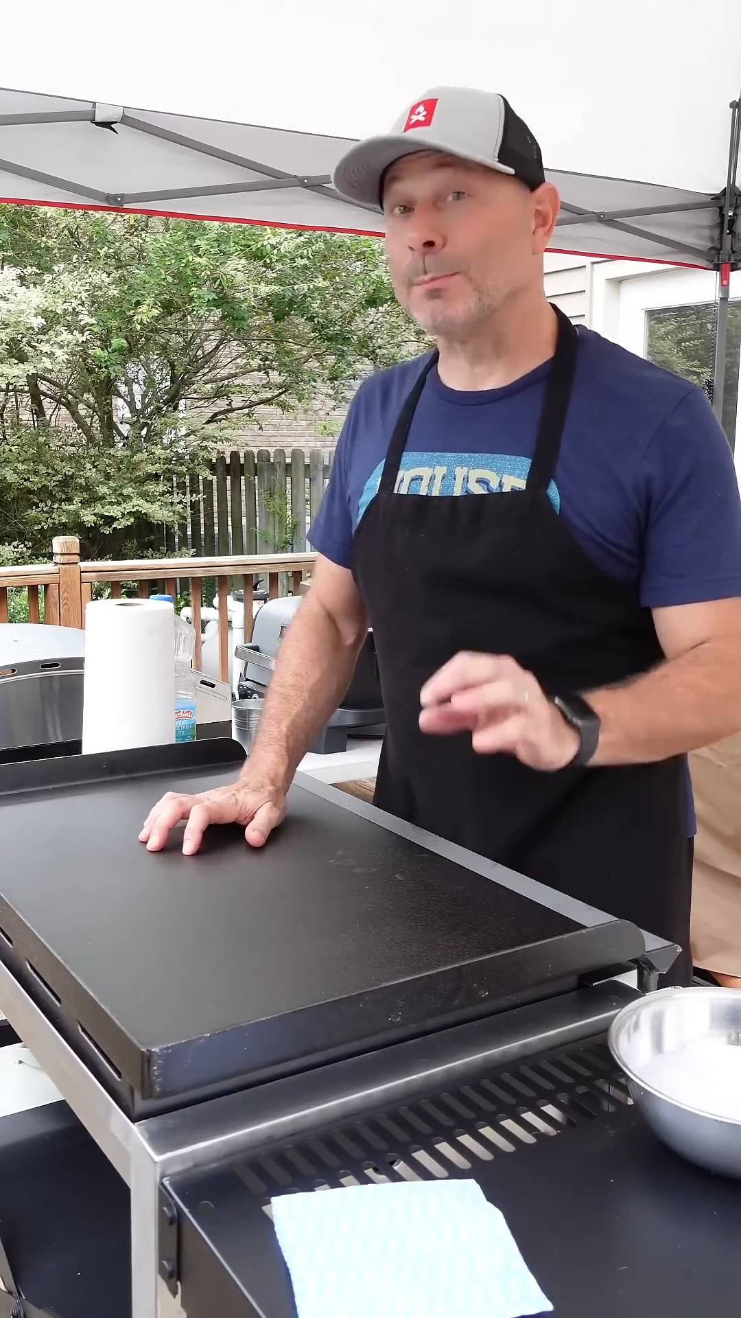 How to season a new flat top griddle