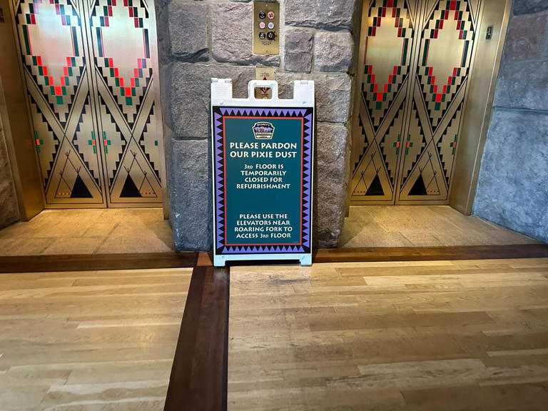 Third Floor of Copper Creek Villas Closed at Disney's Wilderness Lodge ...