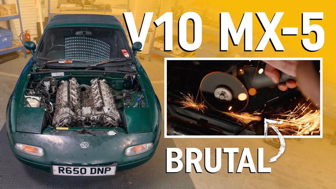 V10 Engine Swap Project Continues in Mazda MX-5 – Episode 6
