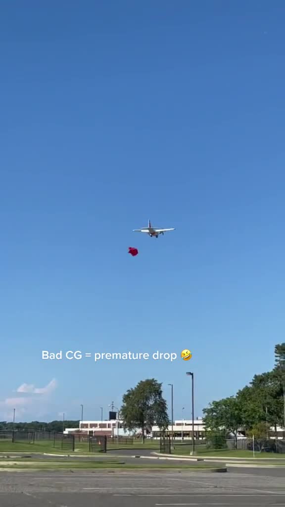 RC Cargo Plane Parachute Drop Goes Hilariously Wrong