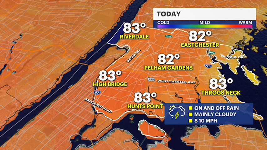 STORM WATCH: Passing showers today in The Bronx; extreme heat in the ...