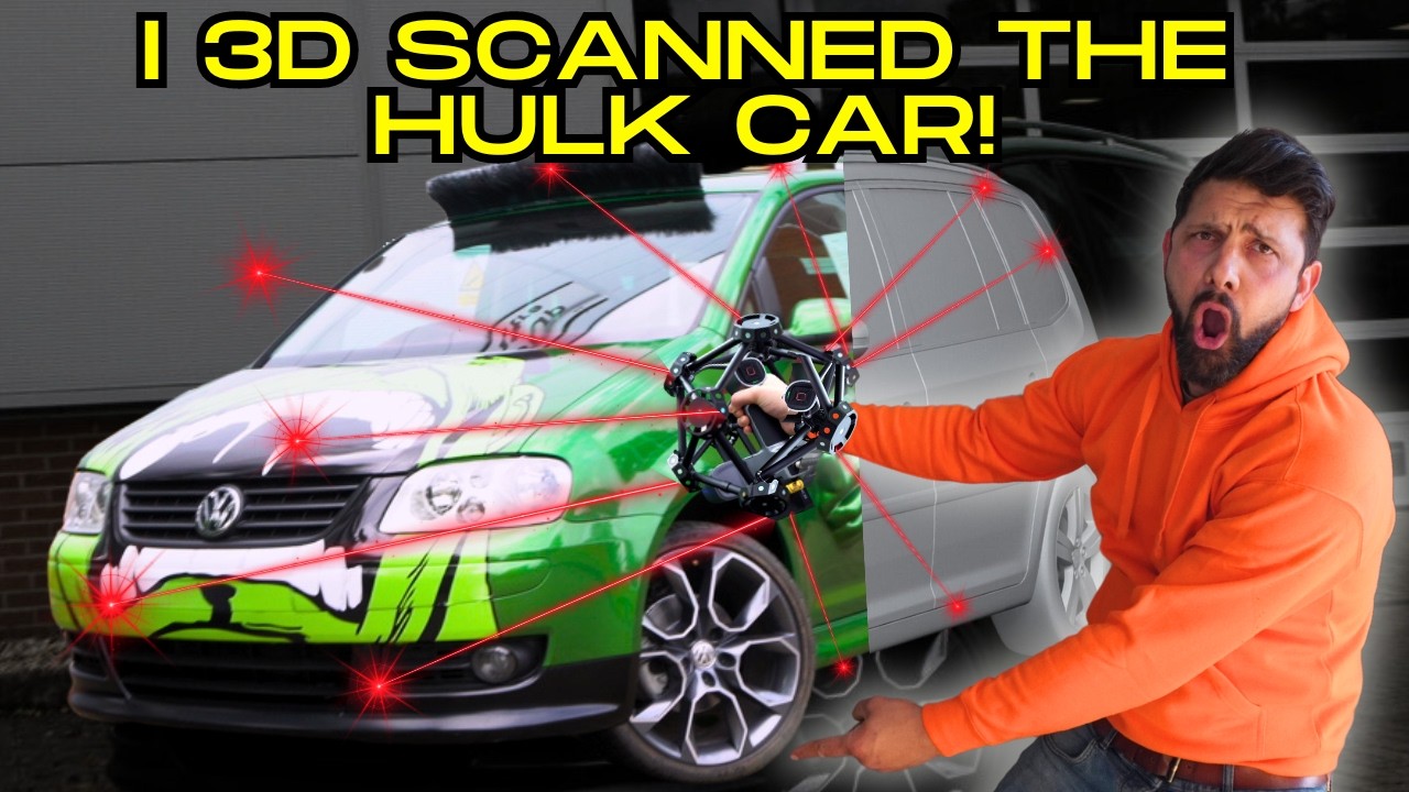 3D Scan of the Iconic Hulk Car from the Street Racing Scene