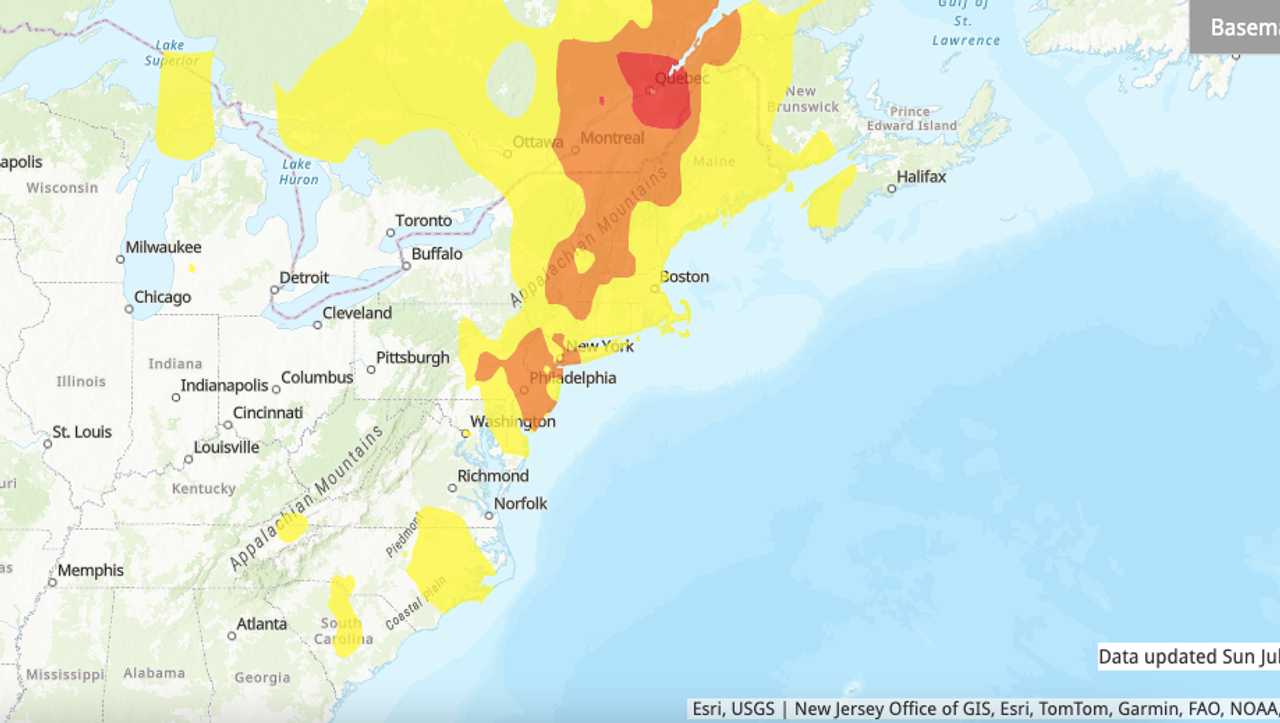 ‘Unhealthy Air’ Across Tri-State As Wildfire Smoke Pushes Pollution ...