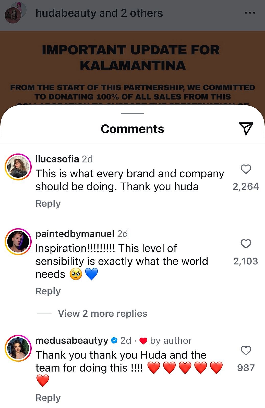 Huda Beauty to donate 100% of campaign proceeds to medical aid in Gaza