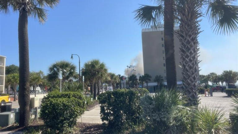 Hotel fire leaves 1 firefighter transported to ER: MBFD