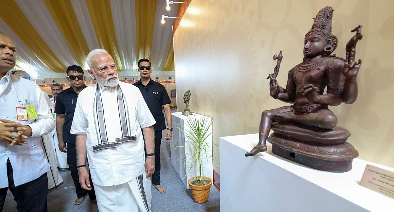 PM Modi announces statues for iconic Tamil kings Rajaraja, Rajendra