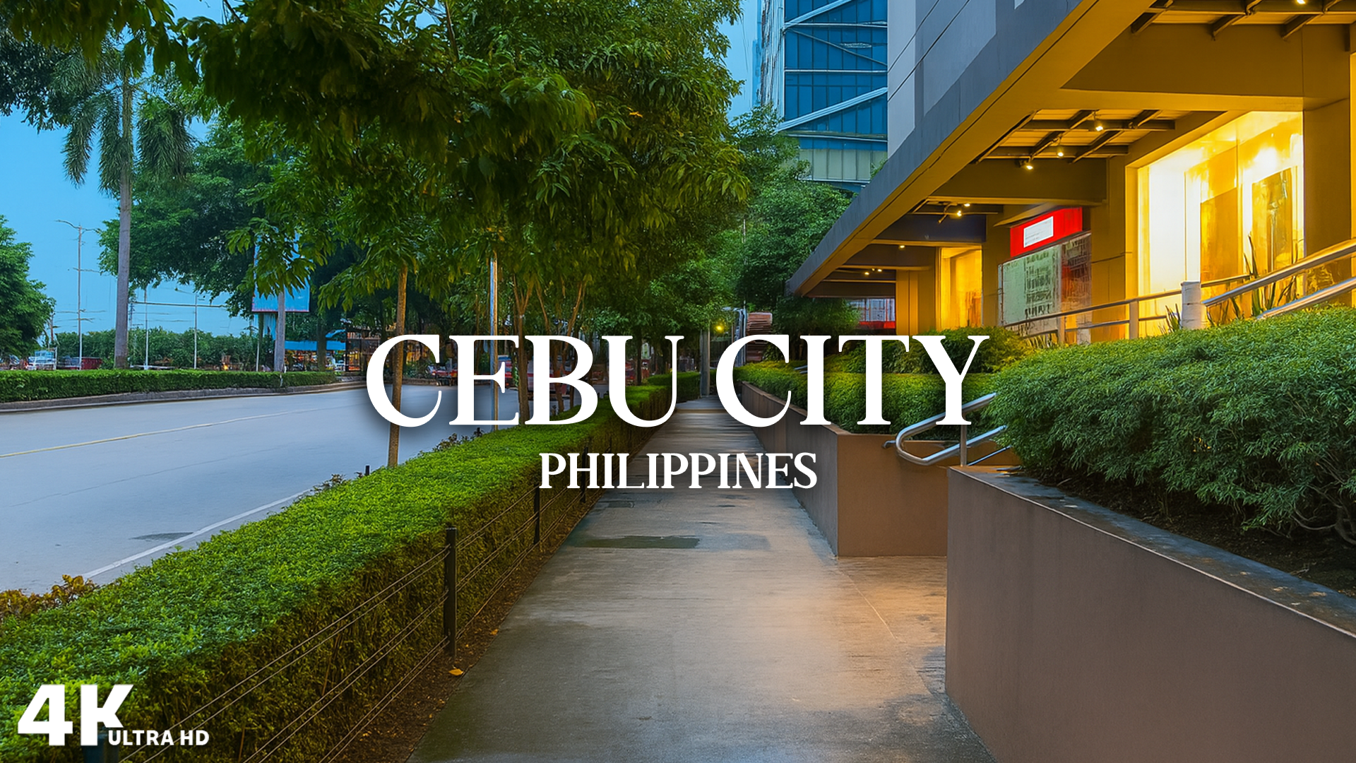 Philippines – Walking Tour of Cebu IT Park Commercial Area (4K)