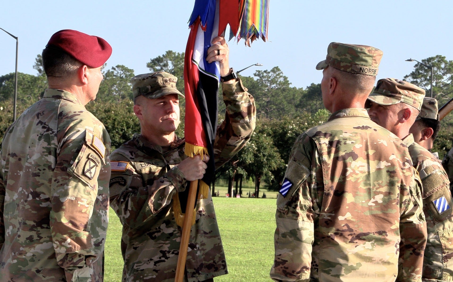 Fort Stewart holds ceremony to welcome Brig. Gen. John Lubas as commander