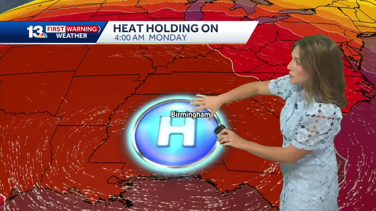 A major heat wave will impact Alabama's weather forecast before a cold ...