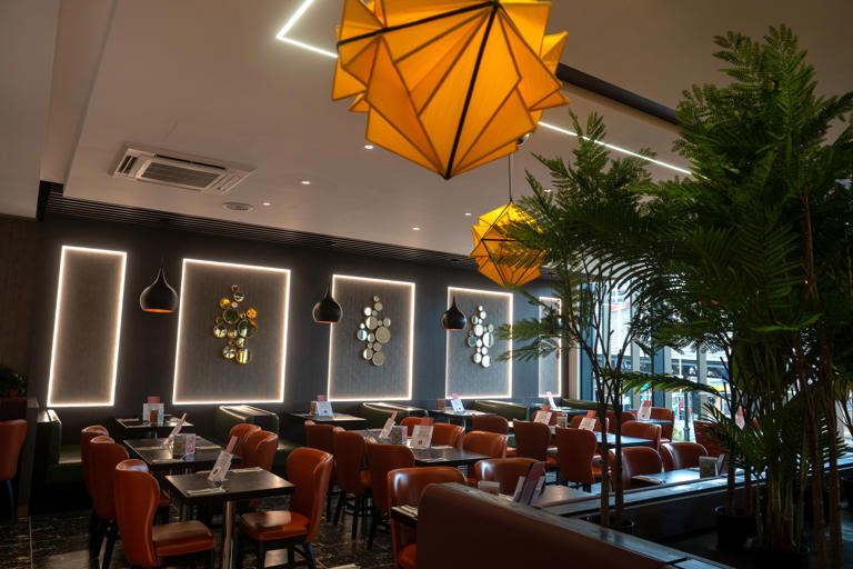 I indulged in chocolate fountains as a robot waiter sang Happy Birthday ...