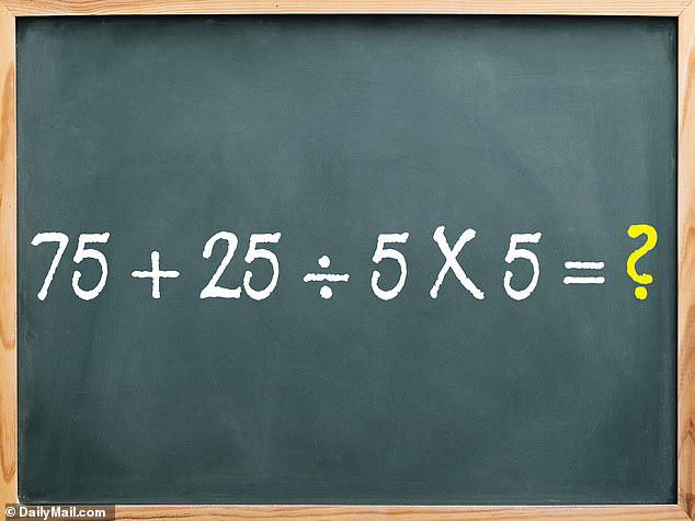 Easy looking math sum stumps people as they guess chaotic answers - can ...