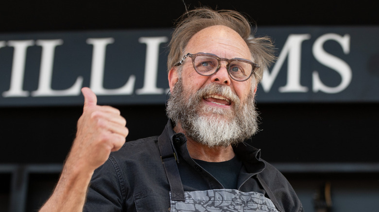 Alton Brown Holds The Secret To Perfect Scrambled Eggs, And Now You Do Too