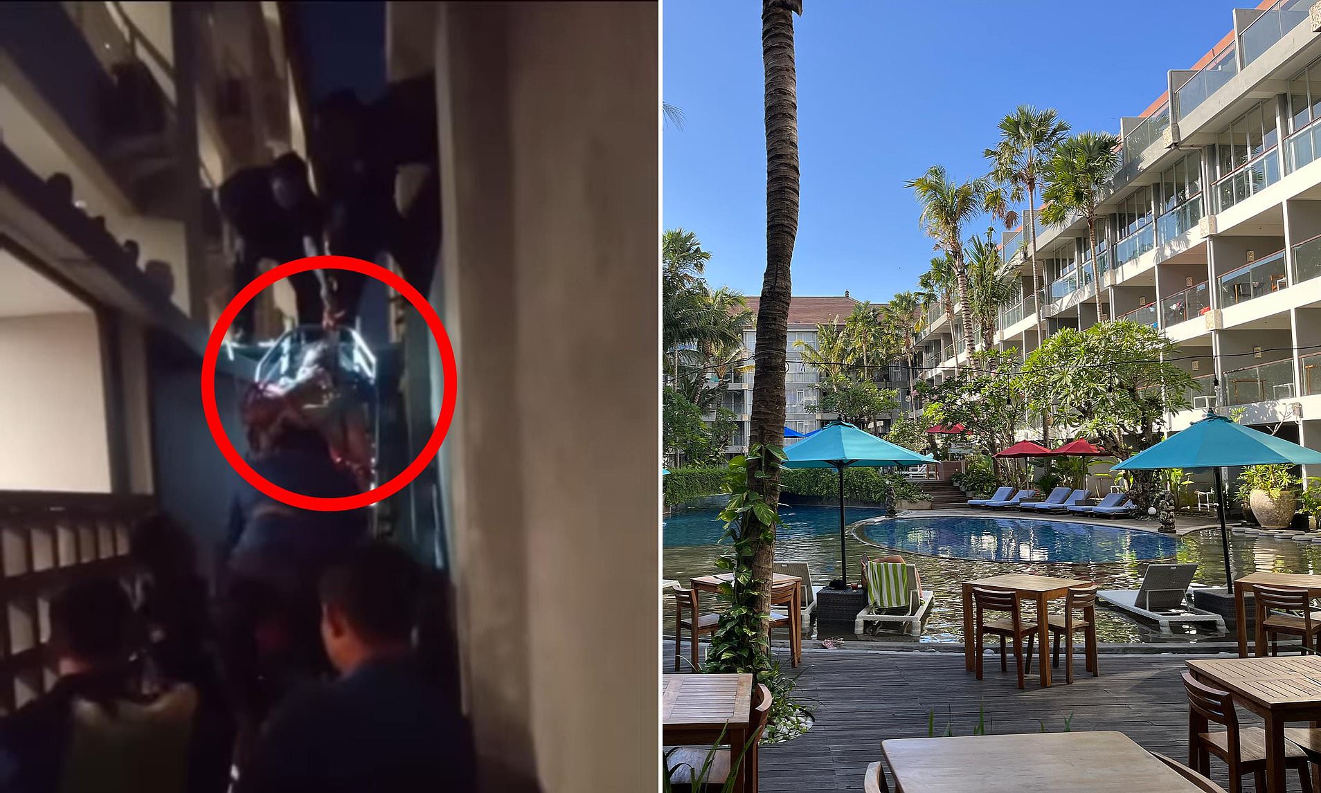Aussie rushed to hospital with spinal injuries after falling from Bali ...