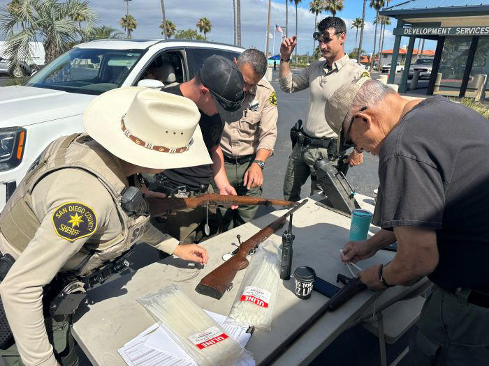 Over 200 firearms collected at Encinitas gun safety event