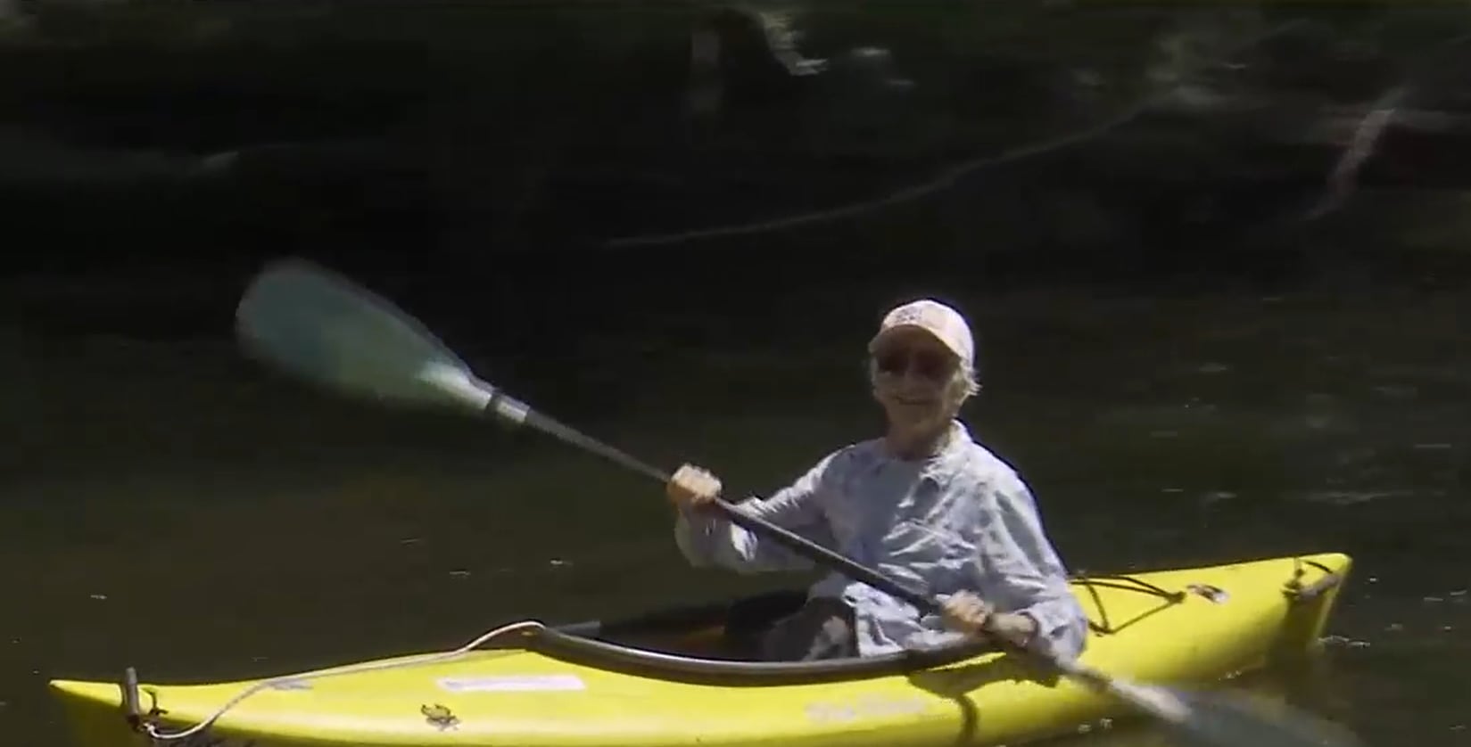 Local woman celebrates 100 years of life by kayaking down the Looking ...