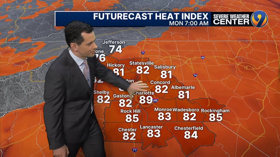 Sunday night's forecast with Meteorologist Joe Puma