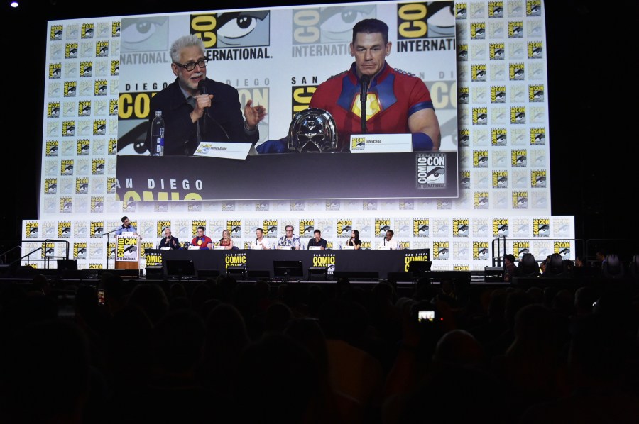John Cena and James Gunn thrill fans at San Diego Comic-Con for ...