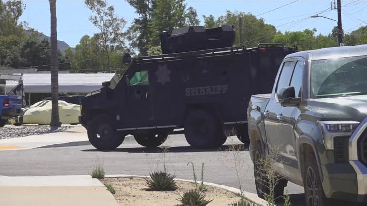 Man dead following deputy-involved shooting, SWAT standoff in Santee