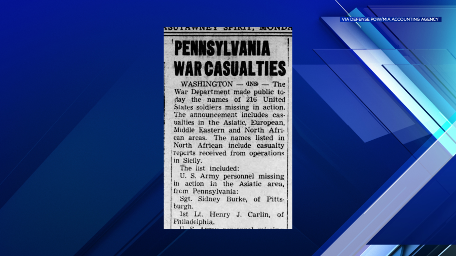 Philadelphia Airman declared MIA in WWII accounted for nearly 82 years ...