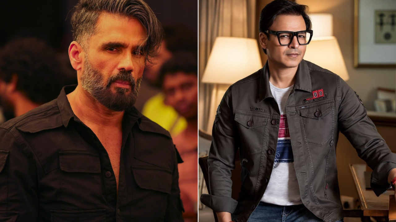 India VS England Fourth Test Match Day 5: Suniel Shetty, Vivek Oberoi ...