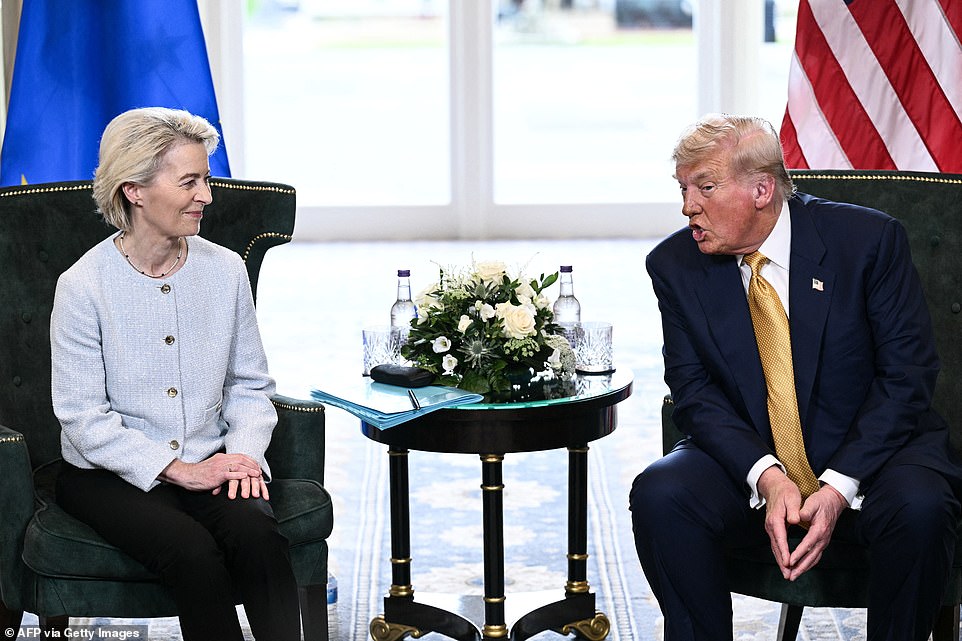 Trump announces 'very powerful deal' with the EU
