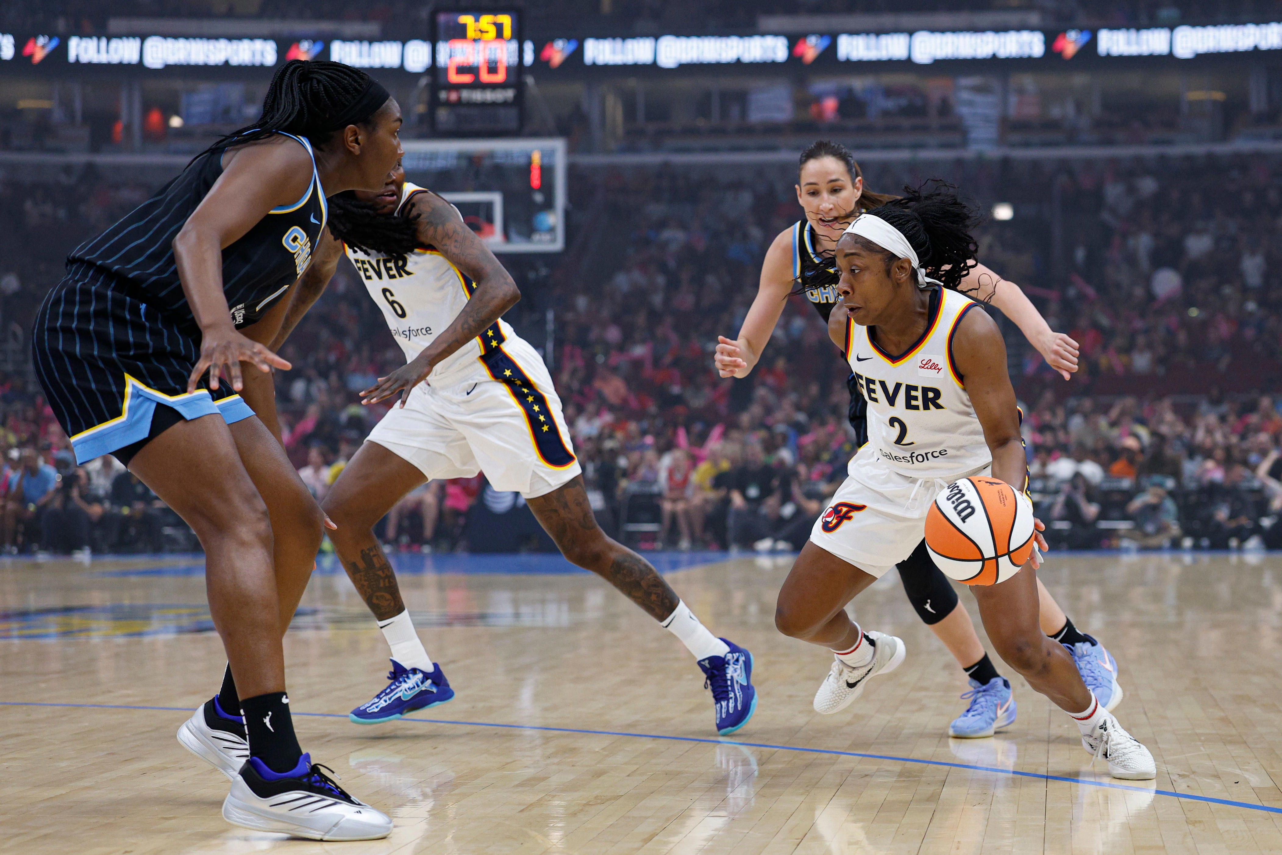 Indiana Fever vs Chicago Sky box score, stats: No Caitlin Clark, no ...