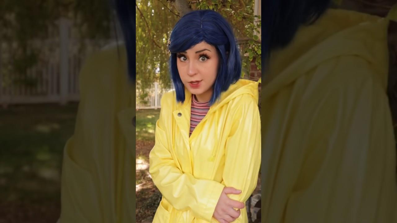Spot The Cat In The Video - Coraline Jones Cosplay 🧵 🐈‍⬛