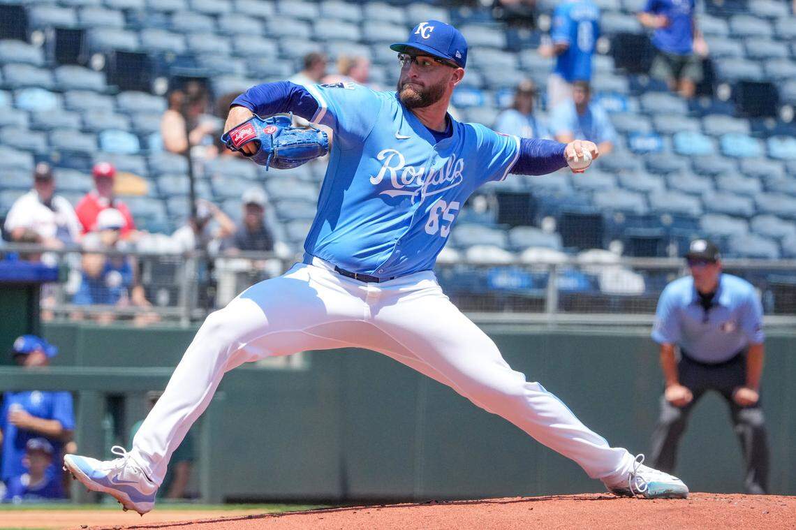 How Royals starting pitcher Noah Cameron kept his cool in brutal heat ...