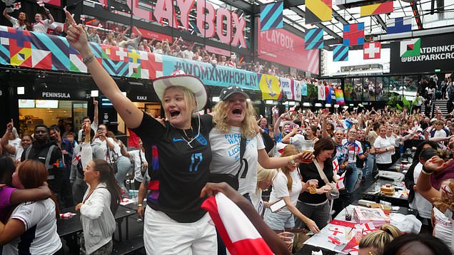 Fans go mad as England wins Euro 2025 after penalty shootout
