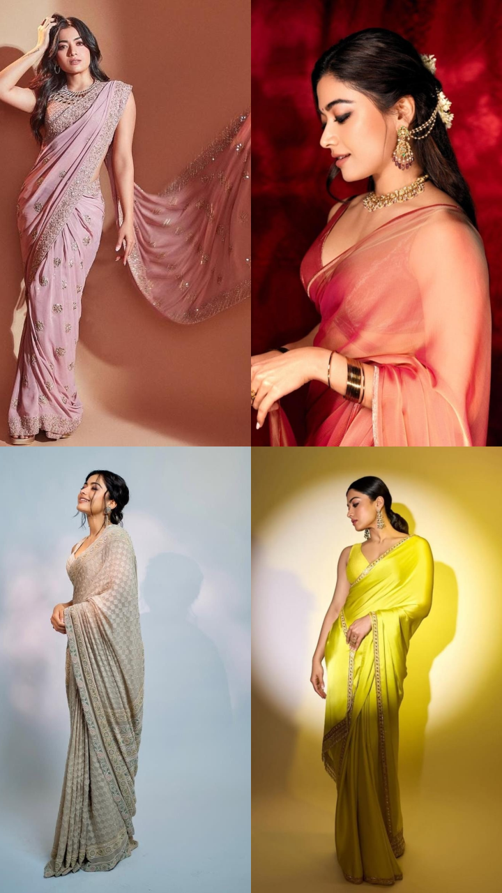 Rashmika Mandanna’s best saree moments that will inspire your next look
