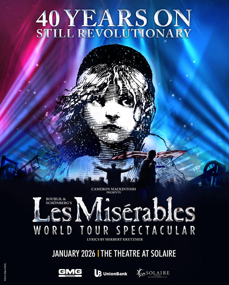 Les Misérables: World Tour Spectacular Is Coming to Manila in 2026