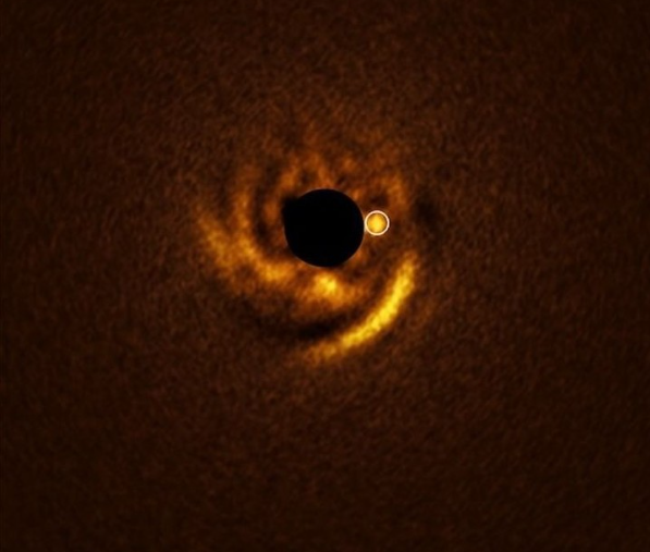 New baby planet twice as big as Jupiter emerges from dust around sun ...