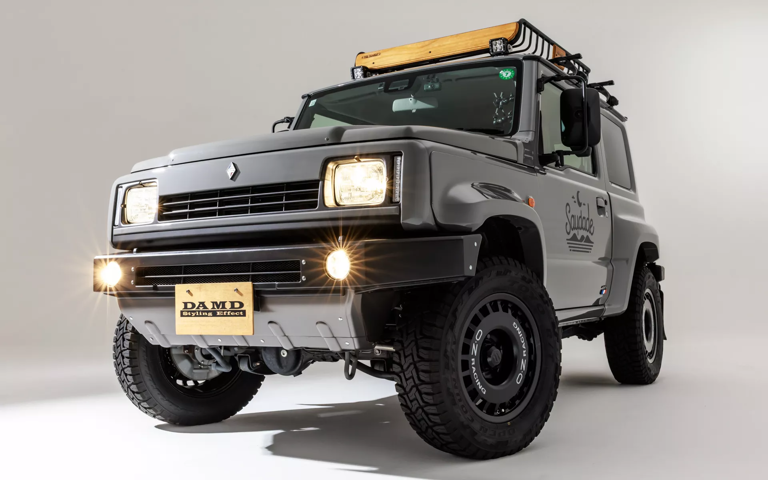 La Suzuki Jimny si trasforma e diventa una Land Rover Defender e una ...