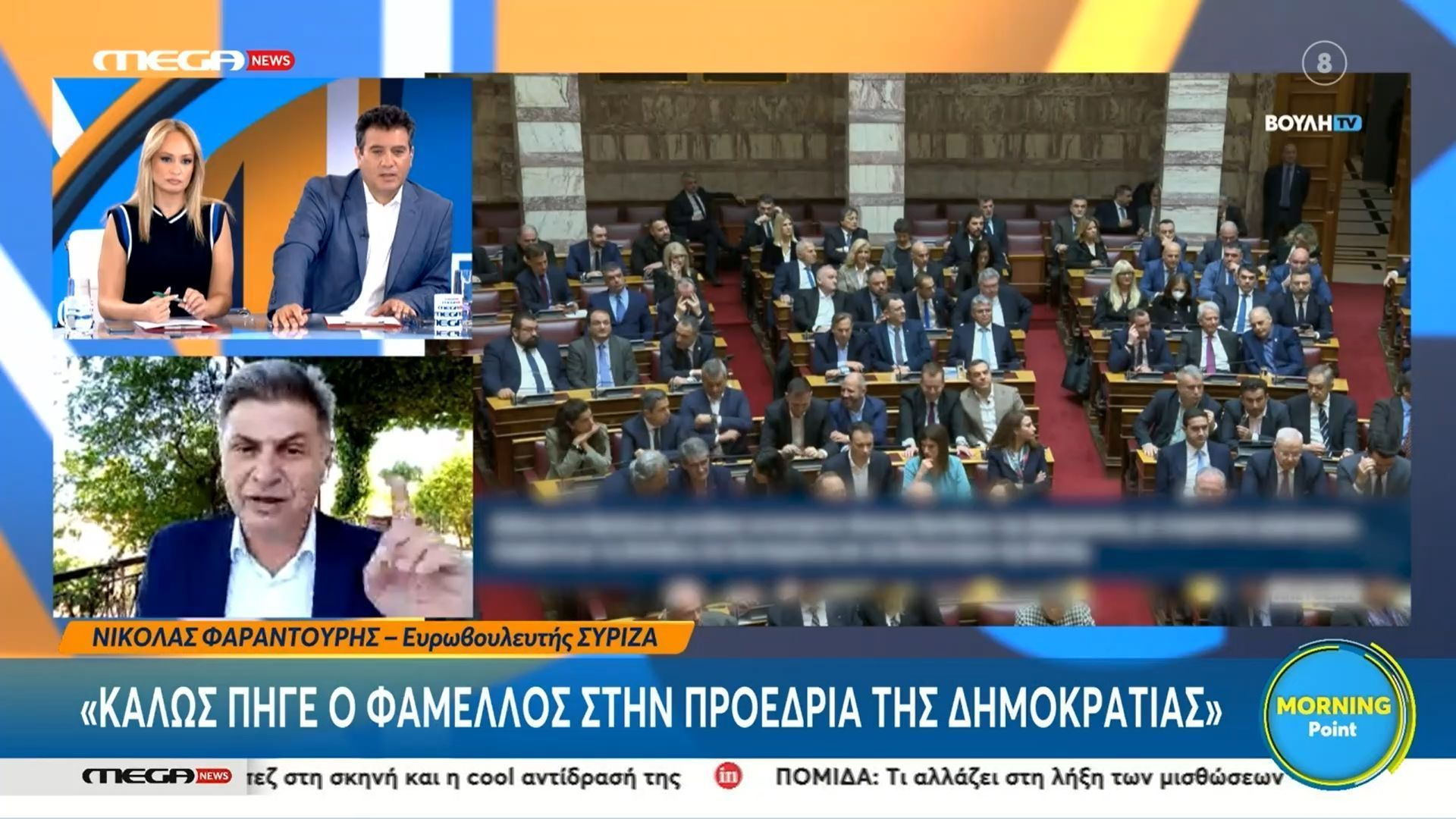 Ν. Φαραντούρης για δεξίωση στο Προεδρικό Μέγαρο: «Σε αυτό το πανηγύρι ...