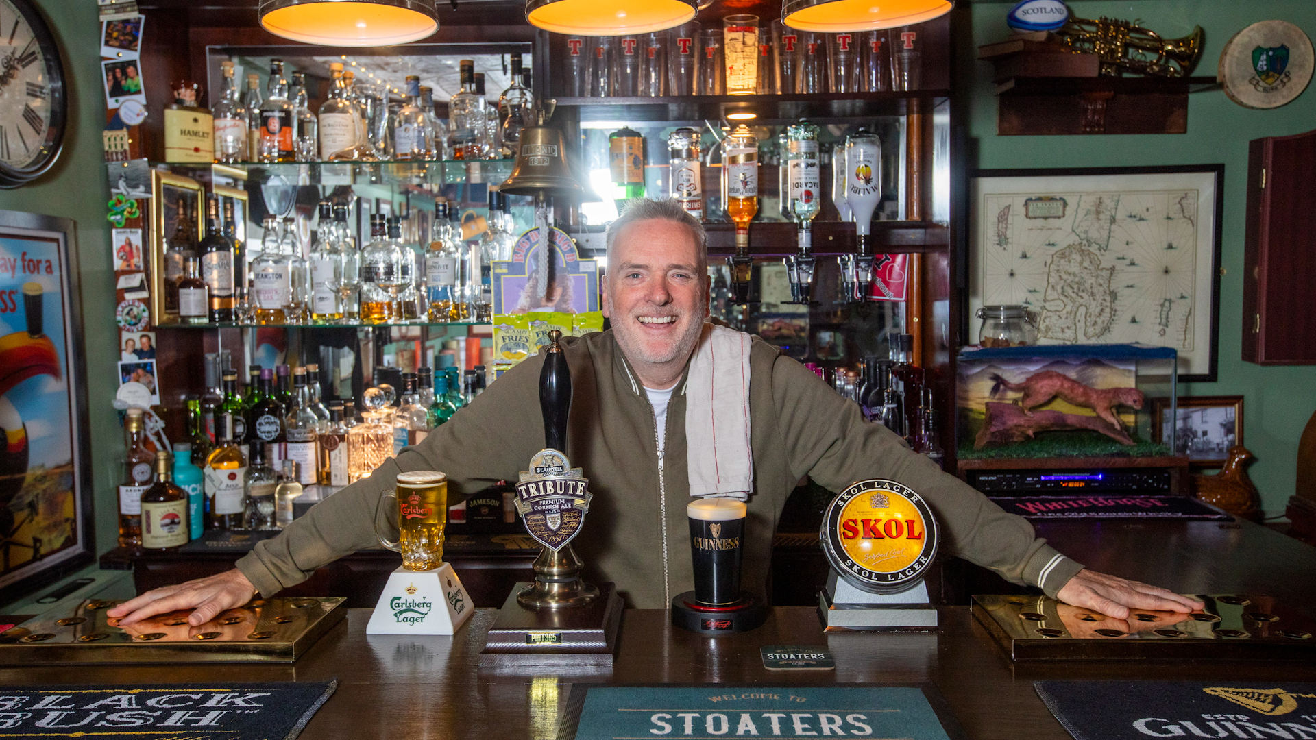 Man builds authentic pub in his garden for less than £1k